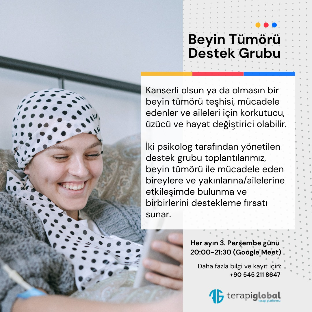 Beyin Tümörü Destek Grubu Toplantıları – Nöropsikolog İlayda Demir
